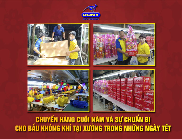 YEAR-END DELIVERY AND DECORATING FOR LUNAR NEW YEAR HOLIDAY AT DONY 2024