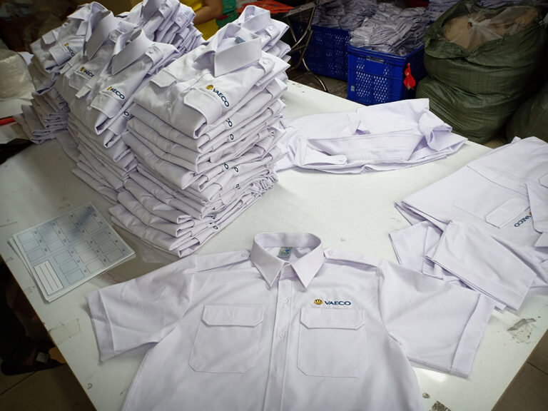 Manufacturing Almost 2000 Uniform Shirts For VAECO Vietnam Airlines ...