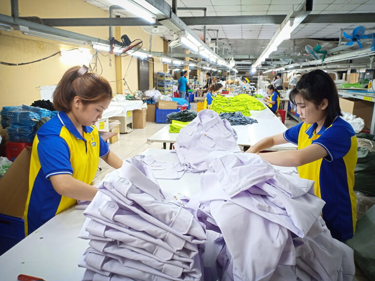 Manufacturing Almost 2000 Uniform Shirts For VAECO Vietnam Airlines ...