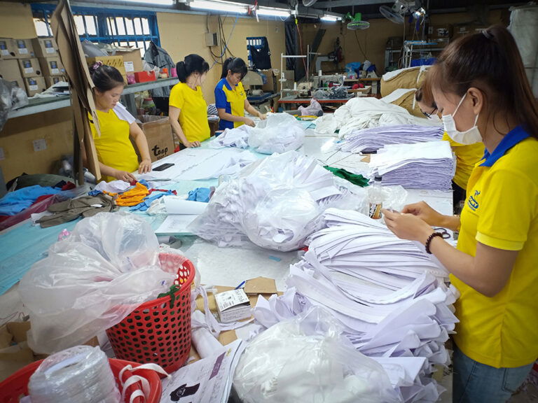 Manufacturing Almost 2000 Uniform Shirts For VAECO Vietnam Airlines ...